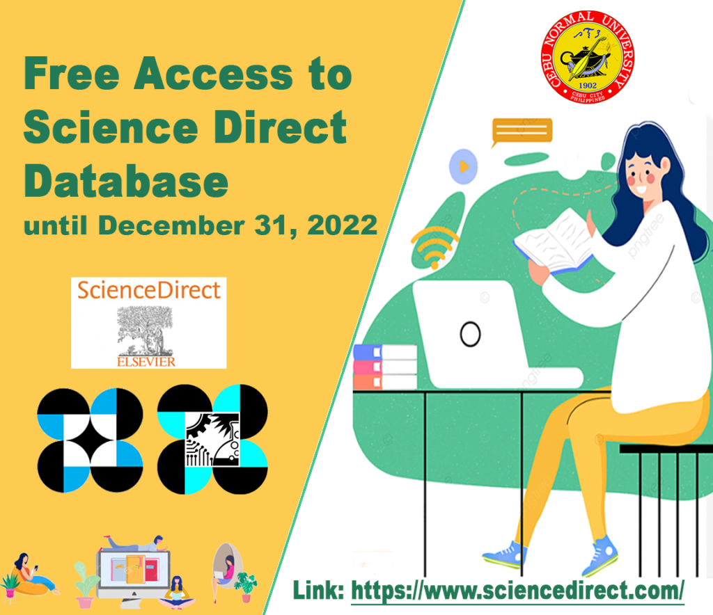Free Remote Access to Science Direct Database – Cebu Normal University