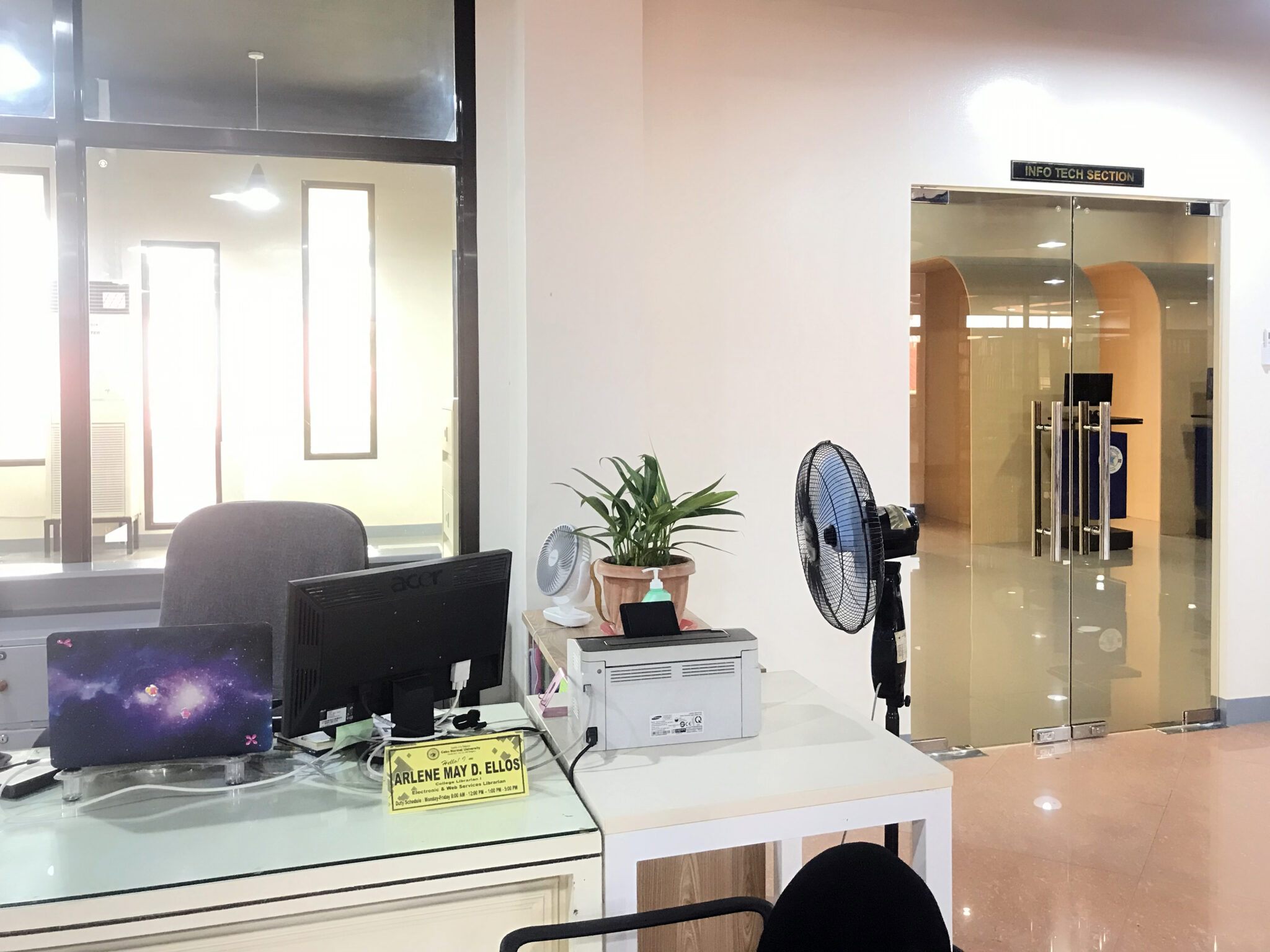 Section of the Library – Cebu Normal University