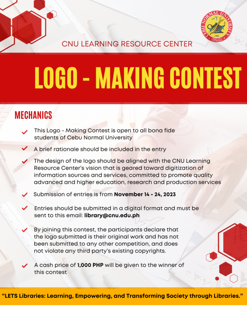 33rd Library and Information Services Month – Cebu Normal University