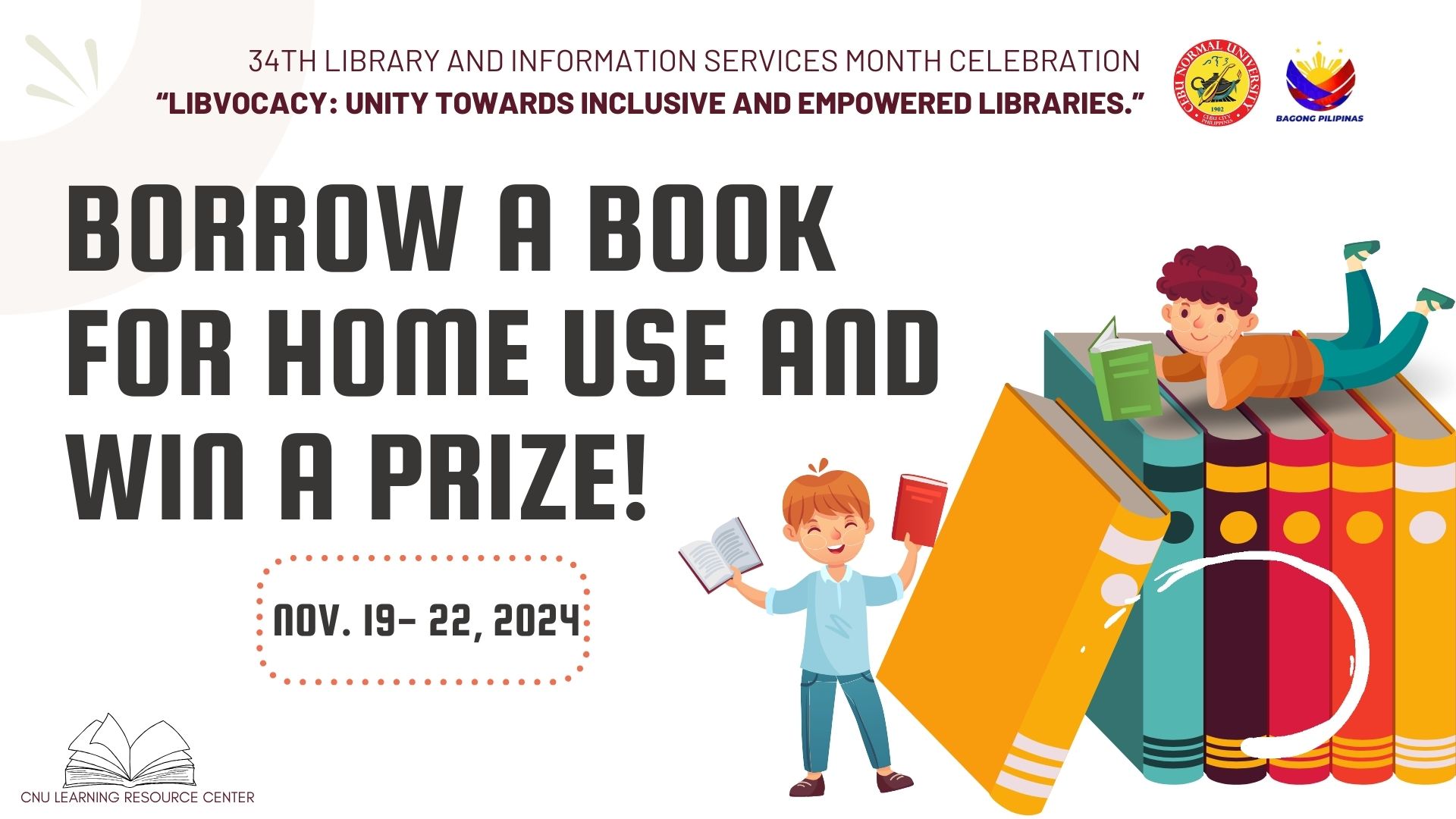 34th Library and Information Services Month – Cebu Normal University