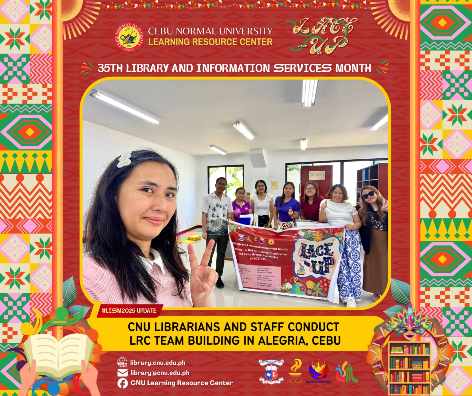 35𝐭𝐡 𝐋𝐢𝐛𝐫𝐚𝐫𝐲 𝐚𝐧𝐝 𝐈𝐧𝐟𝐨𝐫𝐦𝐚𝐭𝐢𝐨𝐧 𝐒𝐞𝐫𝐯𝐢𝐜𝐞𝐬 𝐌𝐨𝐧𝐭𝐡 – Cebu Normal University